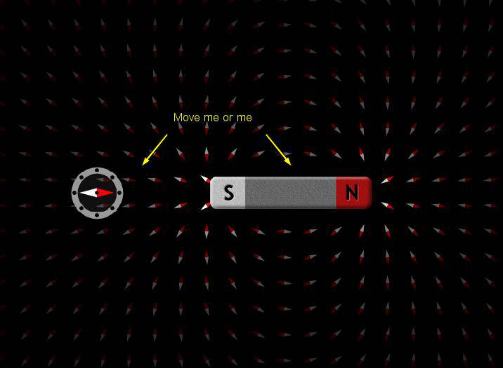 Magnet And Compass Simulation